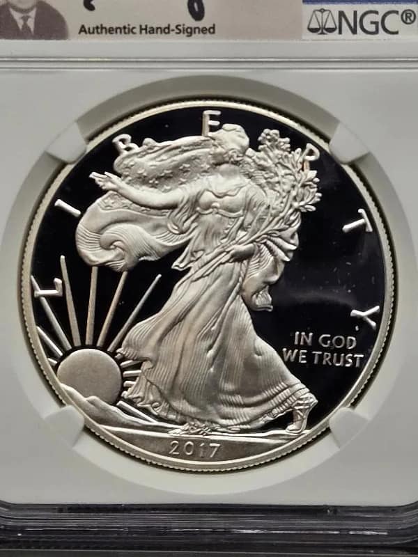 2017-W PF70 Silver Eagle NGC | Edgewood Coin