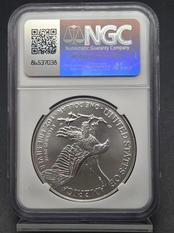 2025 Silver Eagle MS70 NGC | Edgewood Coin