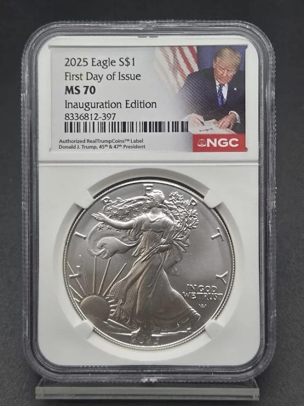 2025 Silver Eagle MS70 NGC | Edgewood Coin
